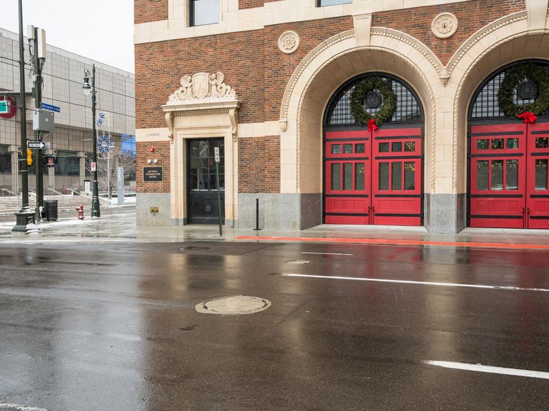 Classic Architecture in the City of Detroit HDRi Maps and Backplates