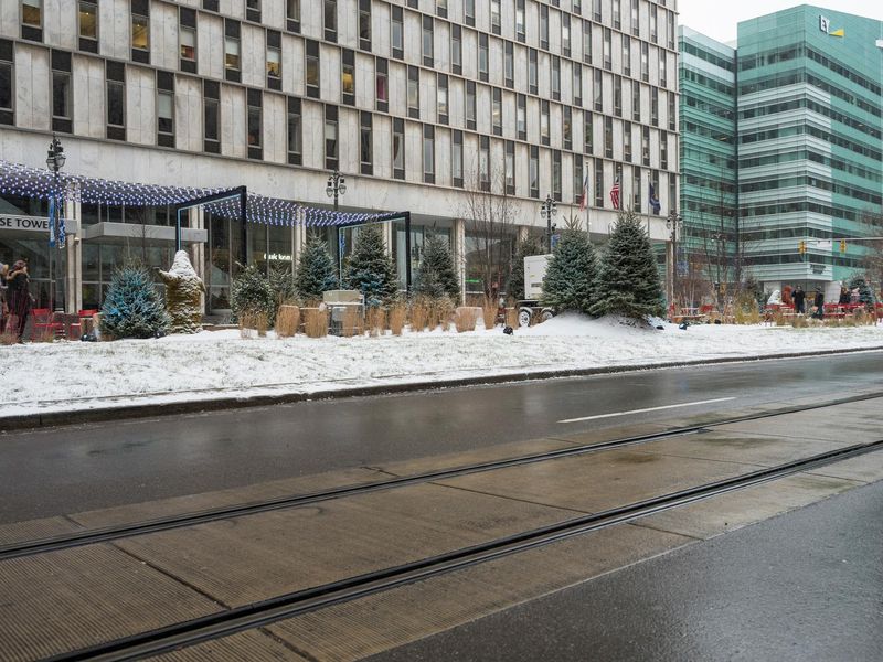 Classic Architecture in the Cityscape of Detroit HDRi Maps and Backplates