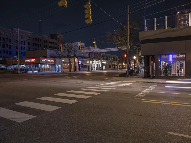 Classic Architecture with Neon Lights in the Bar District HDRi Maps and ...