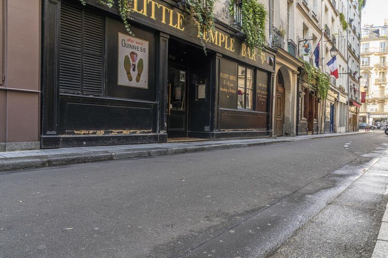 Classic Architecture in Paris at Dawn HDRi Maps and Backplates