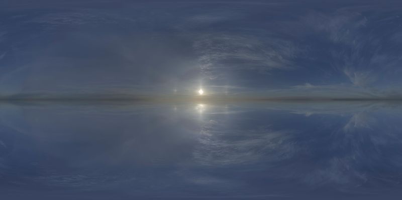 Clear Sky Sun Dome HDRi Maps and Backplates