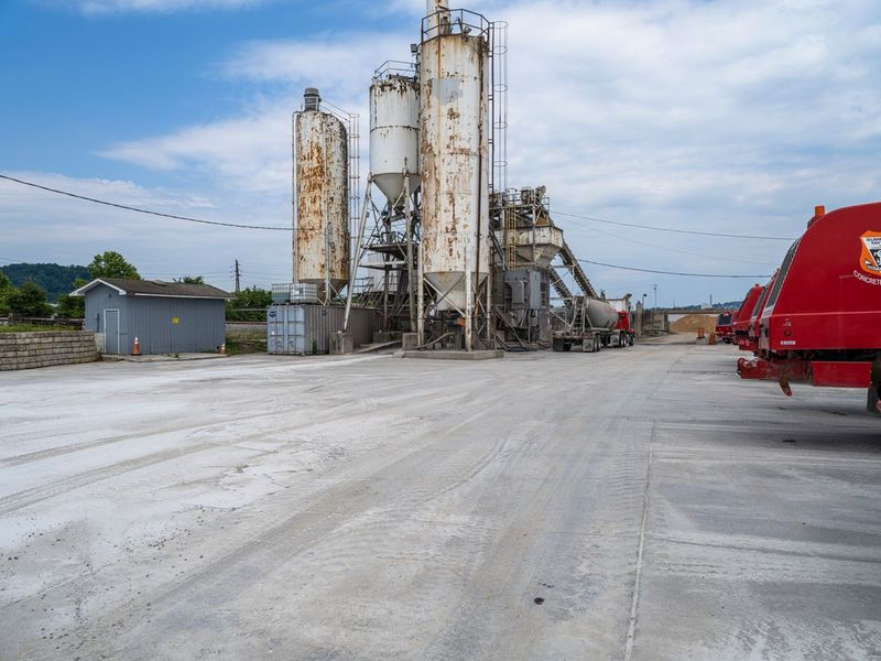 Cloudy Day at an Industrial Manufacturing Factory HDRi Maps and Backplates