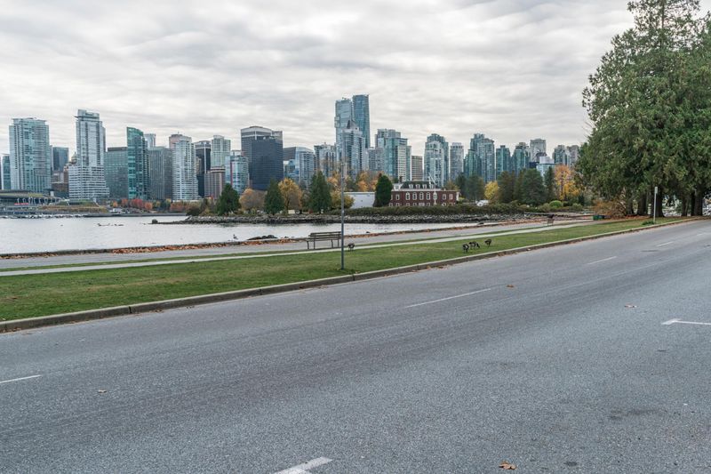 Cloudy Day on Vancouver Road HDRi Maps and Backplates
