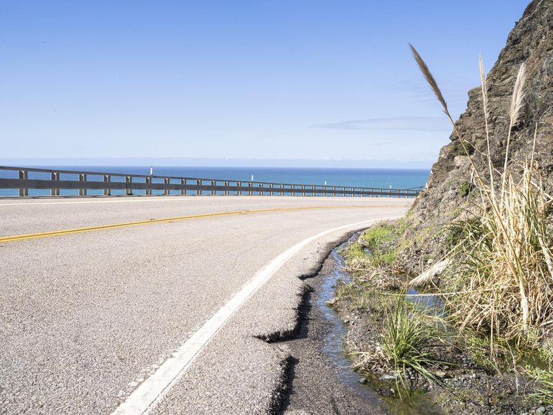 Coastal Drive along Big Sur, California, USA HDRi Maps and Backplates