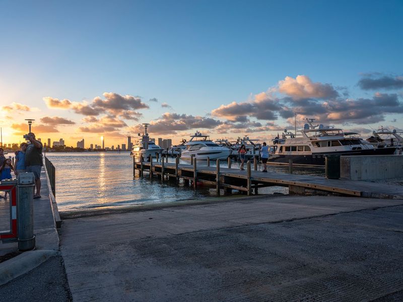 Coastal Landscape Miami Florida at Dawn HDRi Maps and Backplates