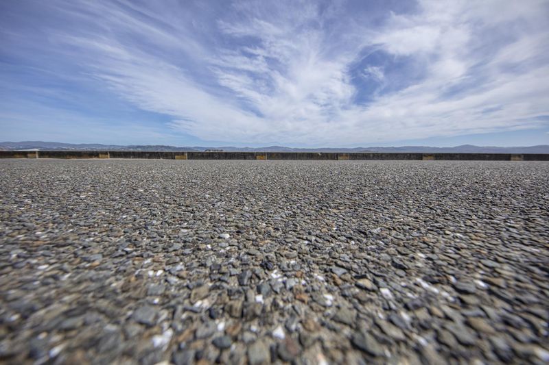 Coastal Landscape with Open Space and Ocean View HDRi Maps and Backplates