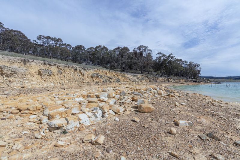 Coastal Landscape: Rock Formations on the Beach HDRi Maps and Backplates
