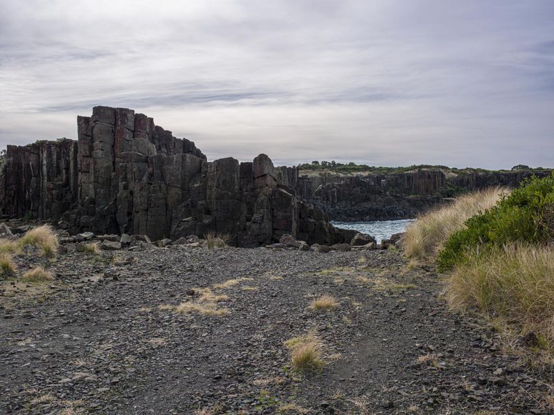 Coastal Landscape on Rocky Shore - Sunny Day HDRi Maps and Backplates