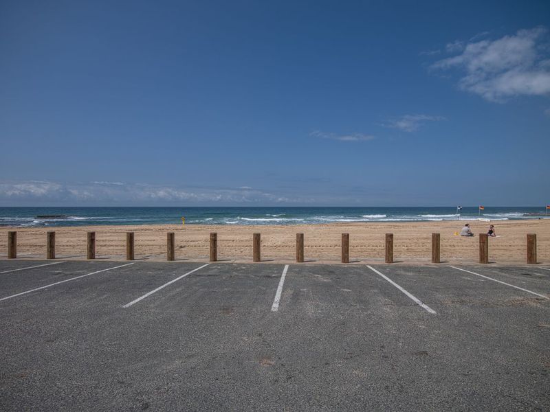 Coastal Parking Lot Beach Ocean Recreation HDRi Maps and Backplates