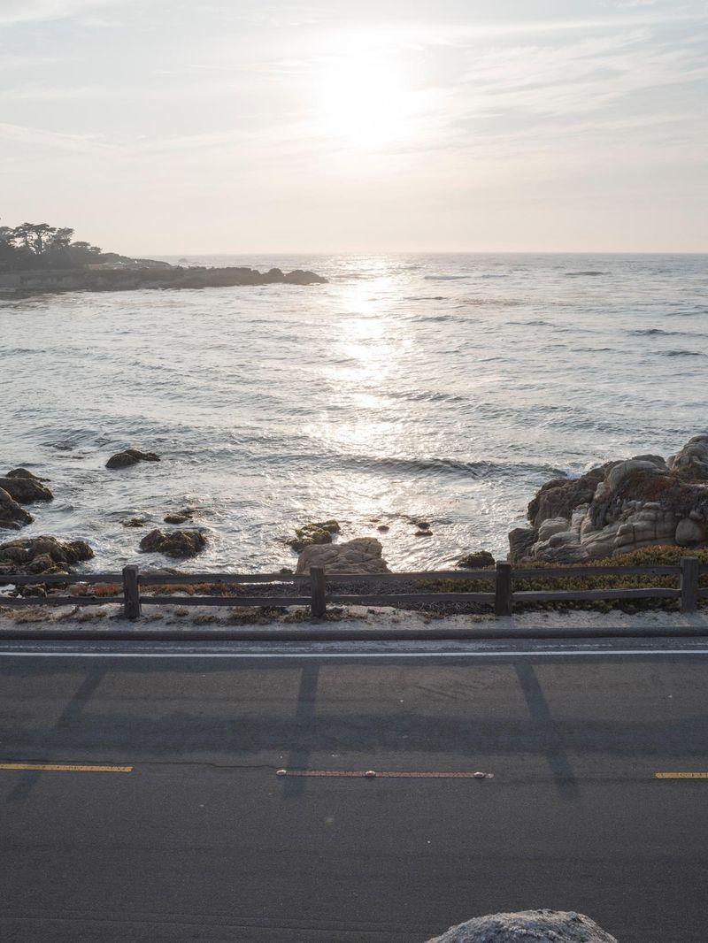 Coastal Road at Dawn with High Horizon HDRi Maps and Backplates