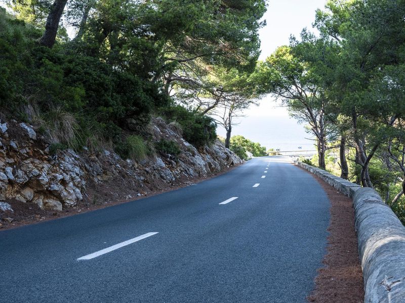 Scenic Coastal Road in Spain HDRi Maps and Backplates