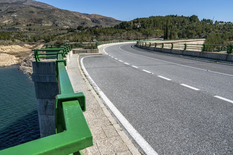 Coastal Road in Spain: Clear Sky and Beautiful Bridge HDRi Maps and ...