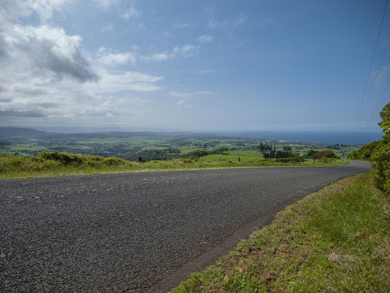 Coastal Road View: Overlooking the Ocean Horizon - HDRi Maps and Backplates
