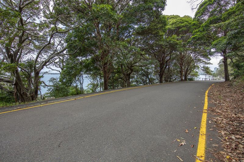 Coastal Suburban Road Under a Grey Sky HDRi Maps and Backplates