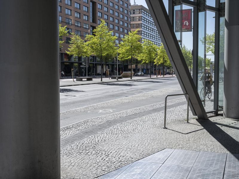 Cobblestone Roads at Potsdamer Platz, Berlin HDRi Maps and Backplates