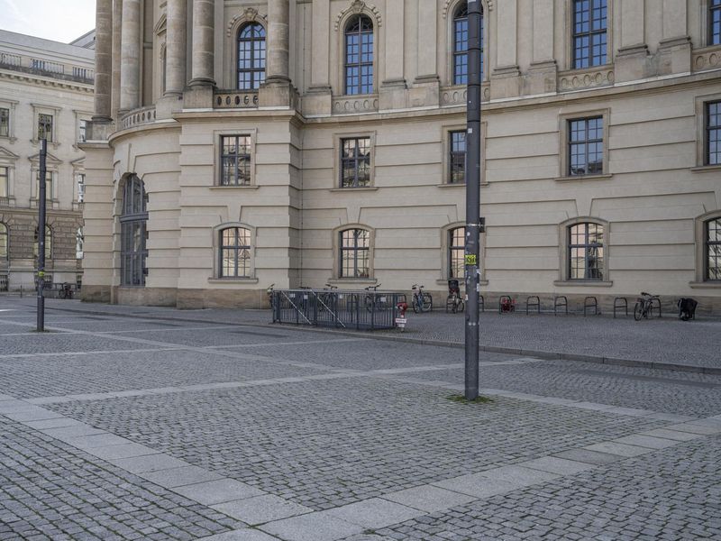 Cobblestone Streets of Berlin Town Square HDRi Maps and Backplates
