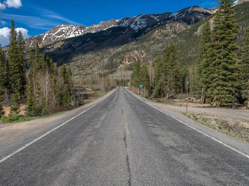Colorado Landscape: A Straight Road Through the Mountains HDRi Maps and ...