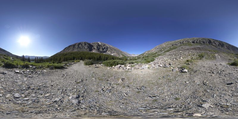 Colorado Rocky Mountains Panorama - HDRi Maps and Backplates
