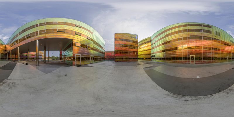Colorful Buildings in Holland: A Unique Urban Design HDRi Maps and ...