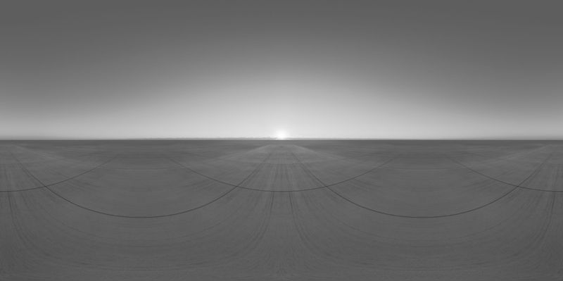 Colour Accurate HDRi RAY Map: Open Space with the Sun Visible HDRi Maps ...