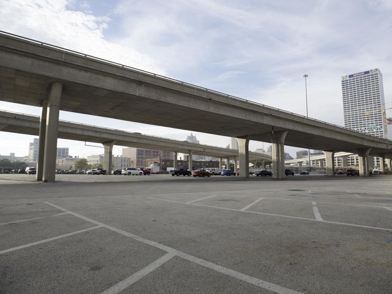 Concrete Bridge in Chicago Overpass HDRi Maps and Backplates