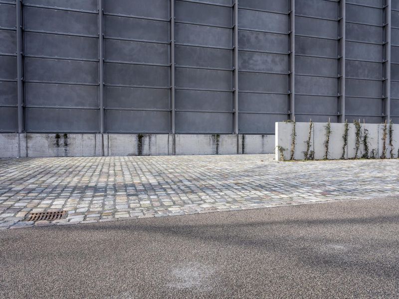 Concrete Building in Europe HDRi Maps and Backplates