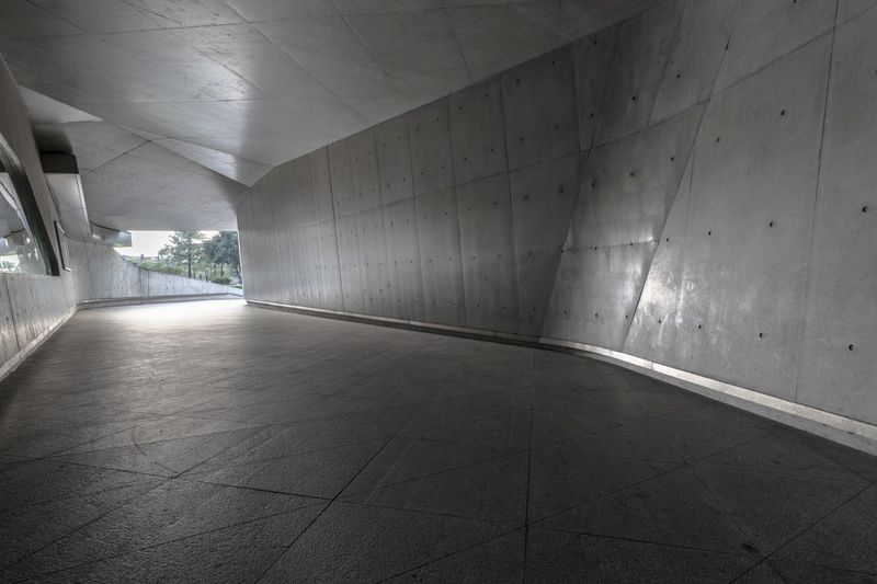 Concrete Road and Asphalt Surface Tunnel HDRi Maps and Backplates