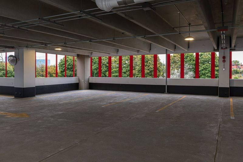 Concrete Surface Parking Garage in Toronto HDRi Maps and Backplates