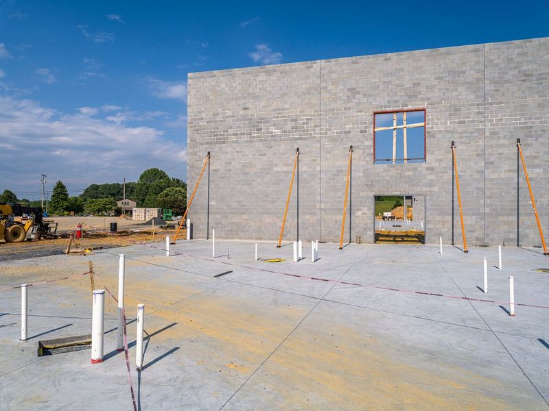 Construction Site on a Clear Day with Unfinished Building HDRi Maps and ...
