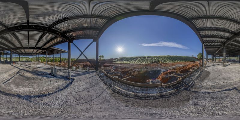 Construction Site in the USA: Hillside with Ocean View HDRi Maps and ...