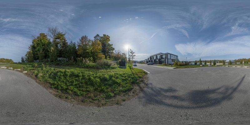 Countryside Road and Building in Toronto, Canada HDRi Maps and Backplates
