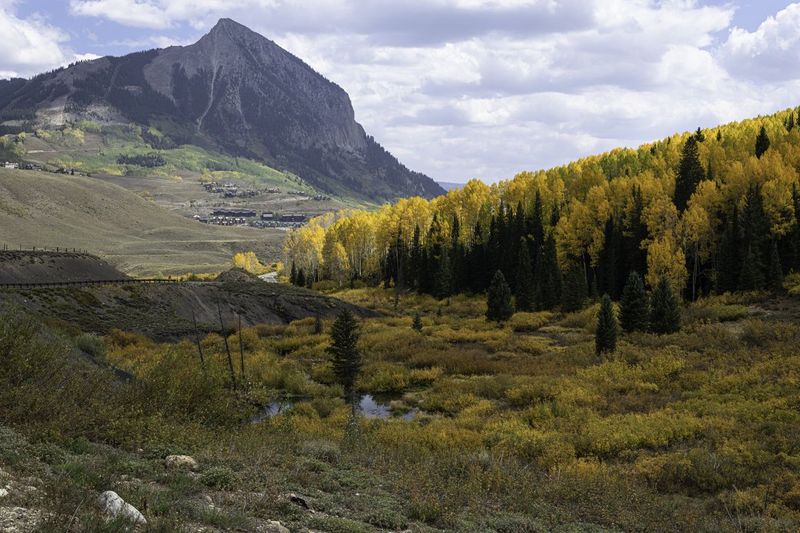 Crested Butte, Colorado Autumn View HDRi Maps and Backplates