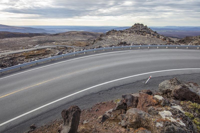 Curved Road Through Mountainous Landscape and Coastal Terrain HDRi Maps ...