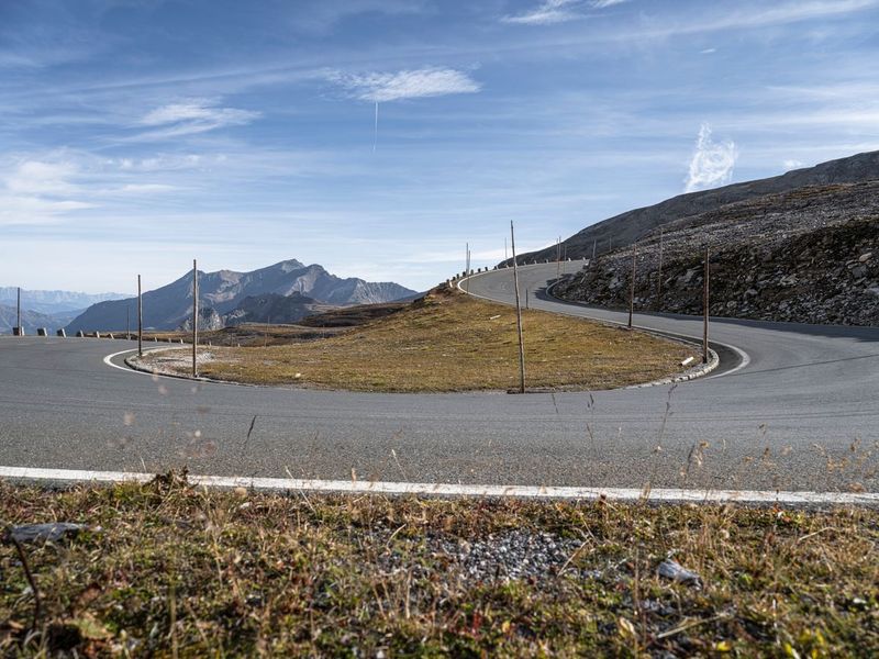 Curving Road in Europe: A Connection with Nature HDRi Maps and Backplates