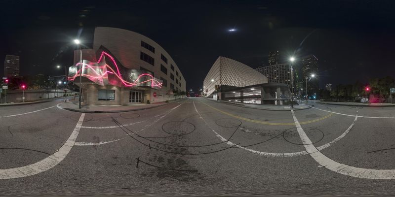 Midnight in Los Angeles - HDRi Maps and Backplates