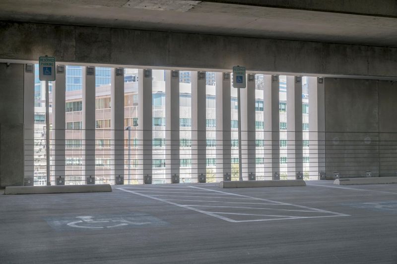 Dallas Parking Garage Concrete Surface HDRi Maps and Backplates