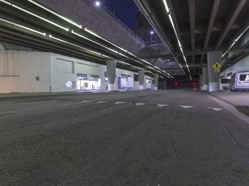 Dark City Night: Empty Parking Garages HDRi Maps and Backplates