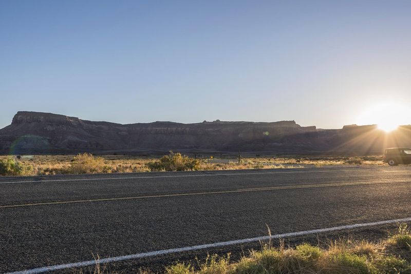 Dawn on a Low Horizon: Asphalt Road HDRi Maps and Backplates
