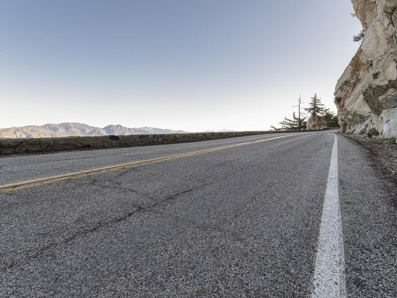 Dawn Over California Highway: Breathtaking Landscape with Majestic ...