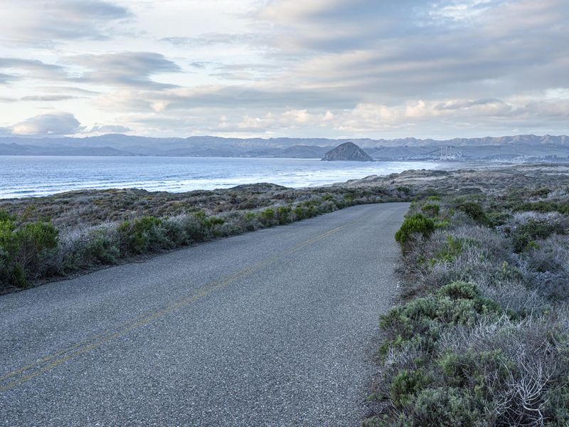 Dawn in California: Road along the Asphalt Coastline HDRi Maps and ...