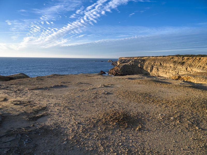 Dawn on the Coastal Cliff in Portugal HDRi Maps and Backplates
