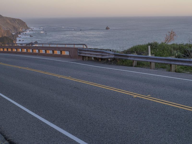 Dawn on the Coastal Landscape of California: A View of the Ocean - HDRi ...