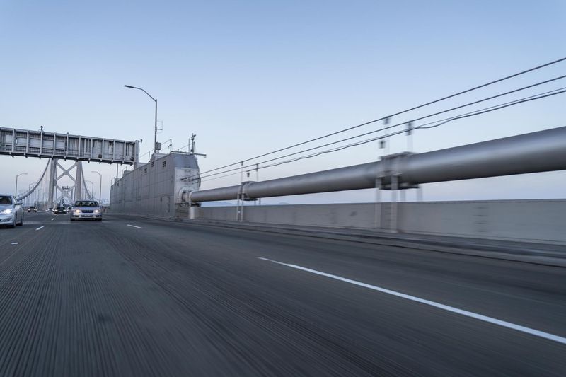 Dawn Highway with Motion Blur and Clear Sky HDRi Maps and Backplates
