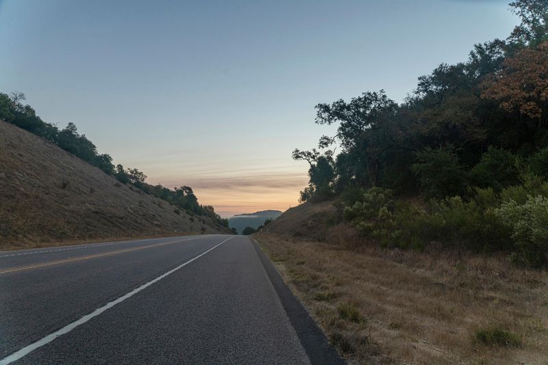 Dawn on the Highway: Scenic View of Rural Landscape HDRi Maps and ...