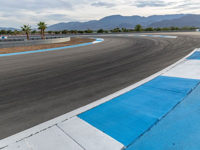 Dawn at a Race Track in USA: Surrounded by Clouds HDRi Maps and Backplates