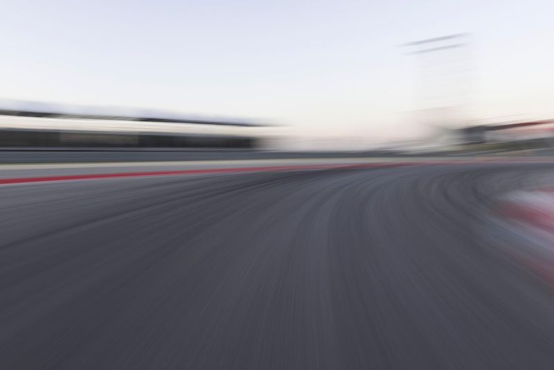 Dawn Road: Landscape View with Motion Blur HDRi Maps and Backplates