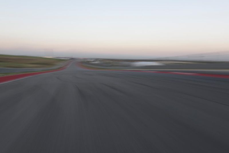 Dawn Road Landscape with Motion Blur HDRi Maps and Backplates