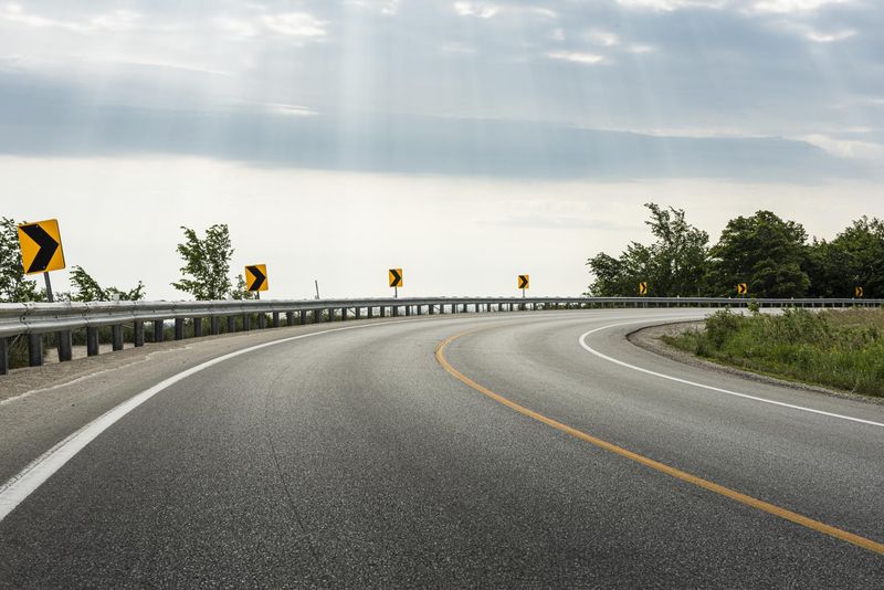 Daytime Landscape with Yellow Infrastructure HDRi Maps and Backplates