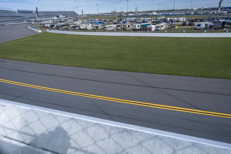 Daytona Beach Race Track under Clear Skies HDRi Maps and Backplates