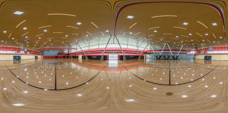 Basketball Game in California Stadium HDRi Maps and Backplates
